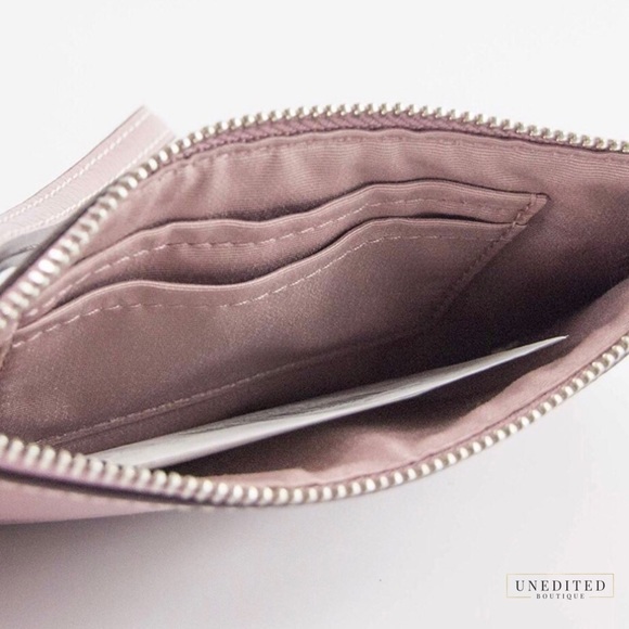 Coach | Bags | Nwt Coach Dusty Rose Leather Wristlet | Poshmark